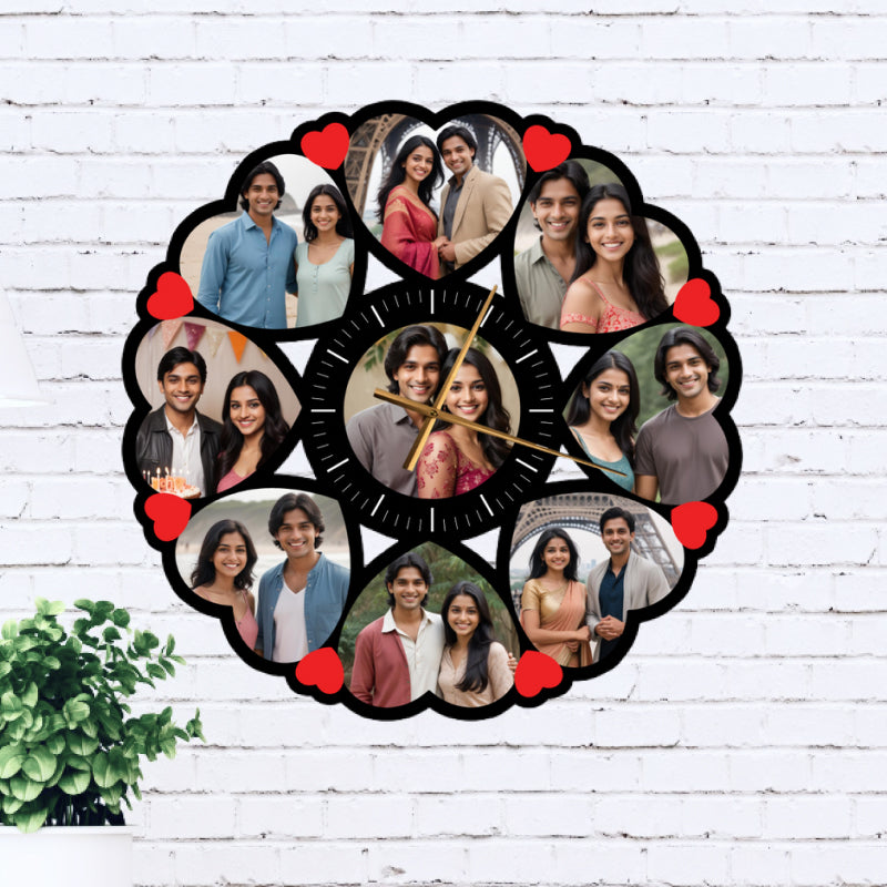 Photo Wall clock | Customised Photo Clock - Gifting Studio ...