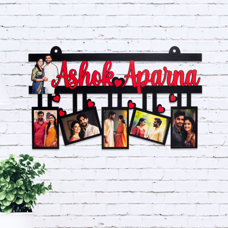 Buy Personalised Name Photo Frame | Best Couple Photo Frames ...