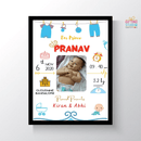 Personalised Baby Birth Frame | New Born Baby Gifts - Gifting Studio ...
